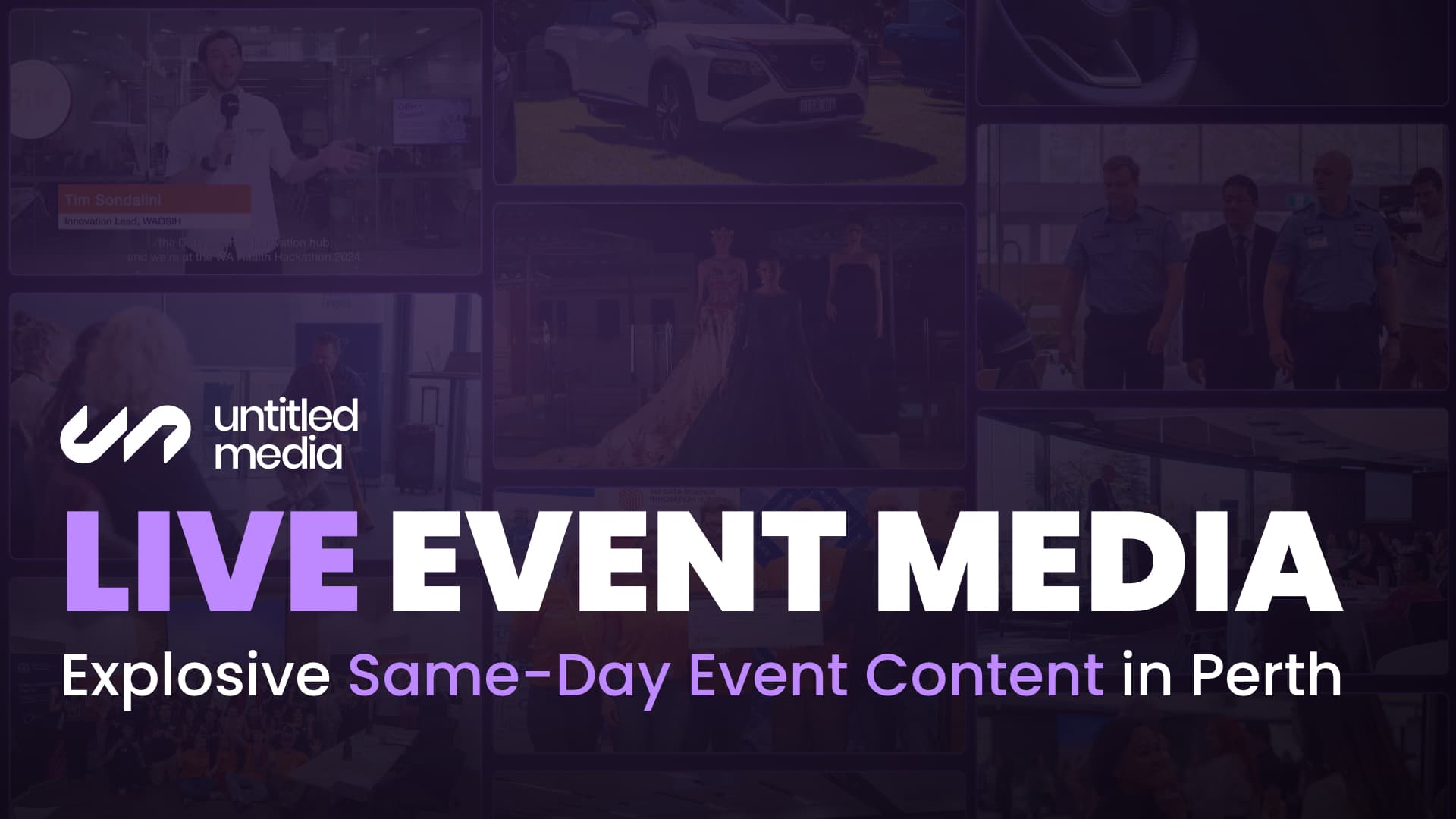 Live Event Media: Same Day Event Video & Photo in Perth - Untitled Media